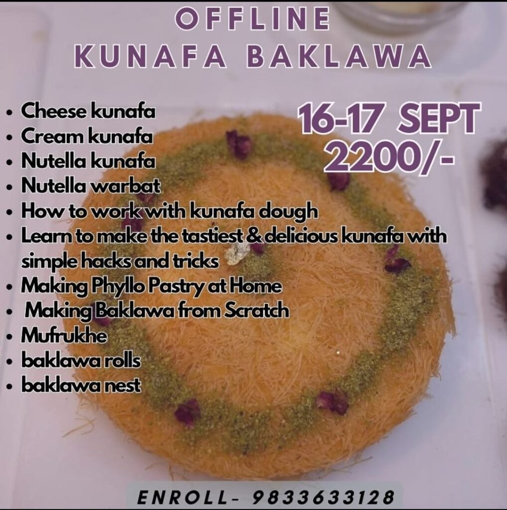 Kunafa & Baklava Offline - Creamy Creations